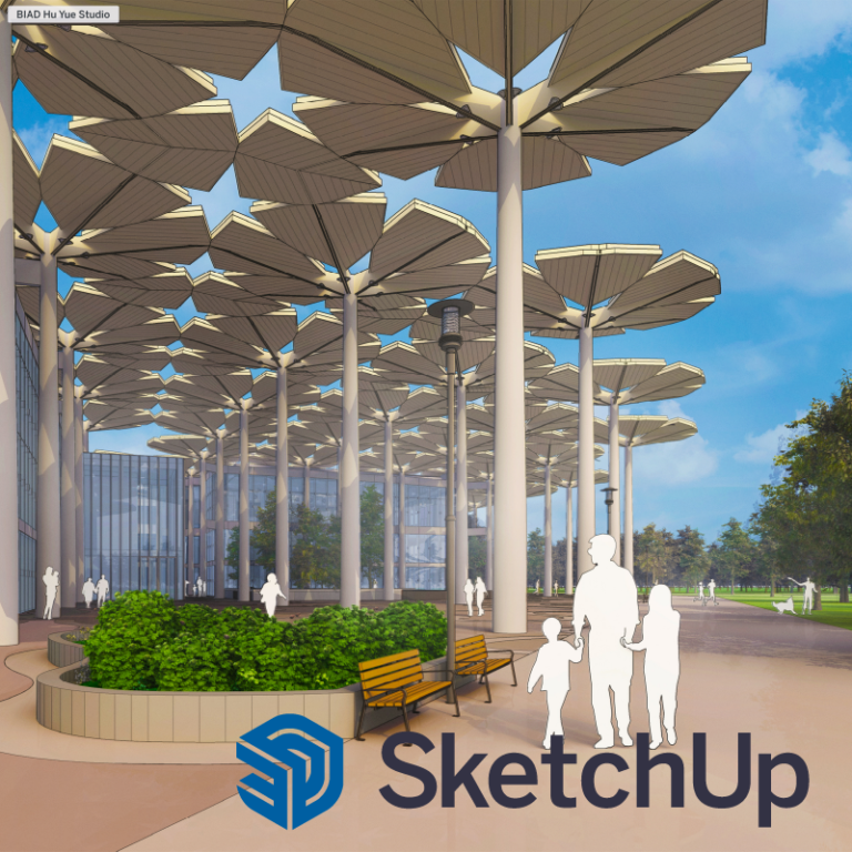 3D en 2D tekenprogramma SketchUp, eenvoudig en gebruiksvriendelijk.